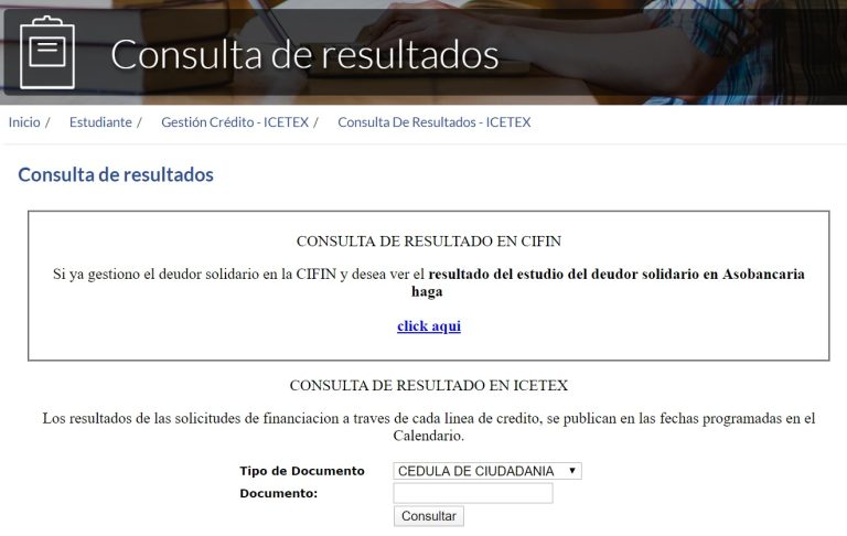 ℹ Consultar Resultados ICETEX: En Línea ️