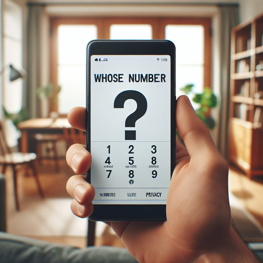ℹ Desvela el Misterio: A Quién Pertenece Este Número de Teléfono