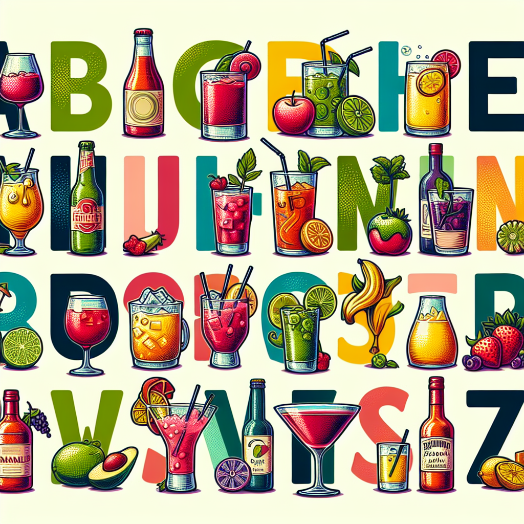 ℹ Guía Completa: Descubre 26 Bebidas Exquisitas con las Letras del ...