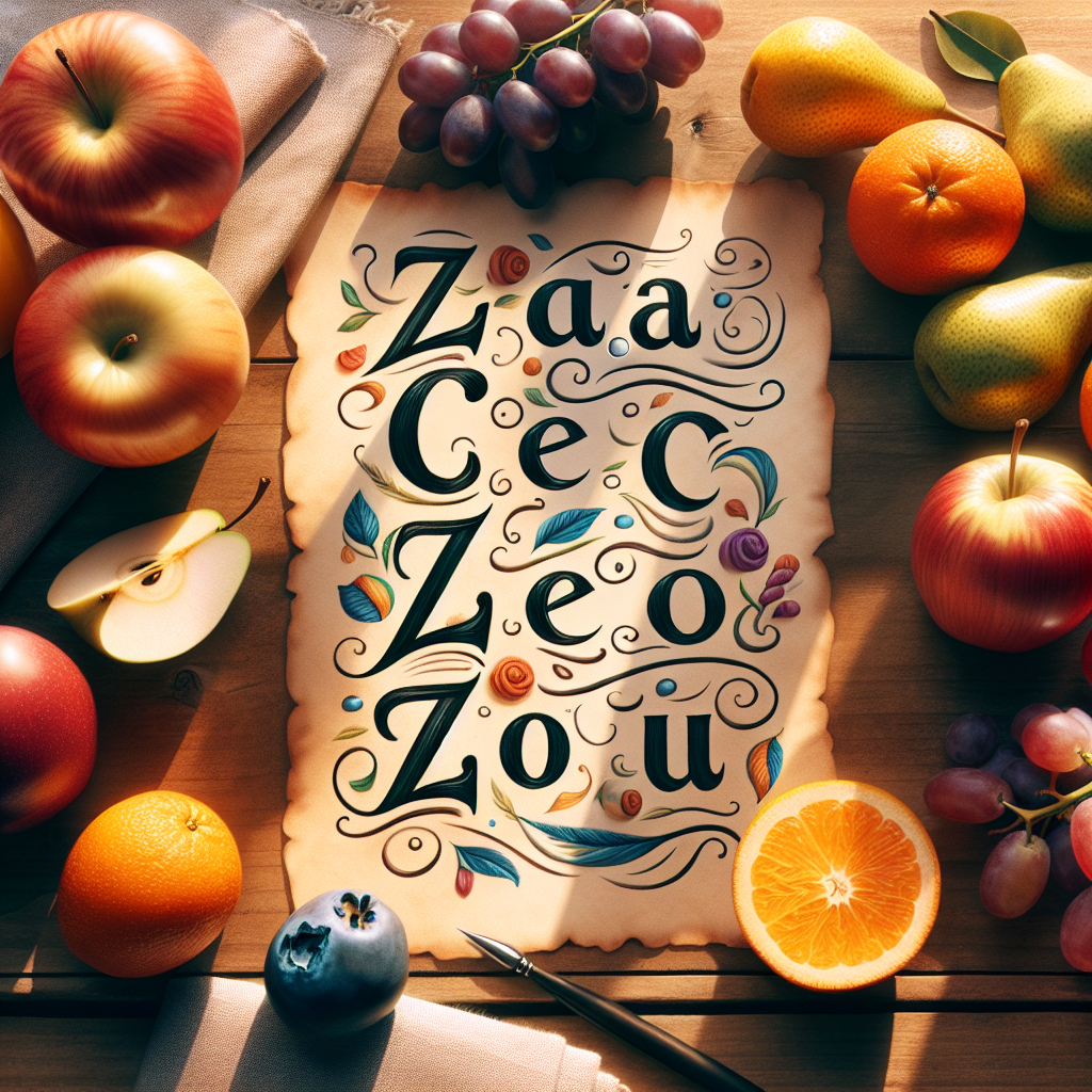 ℹ Guía Completa de Frutas con Za, Ce, Ci, Zo, Zu: Beneficios y Consejos ...
