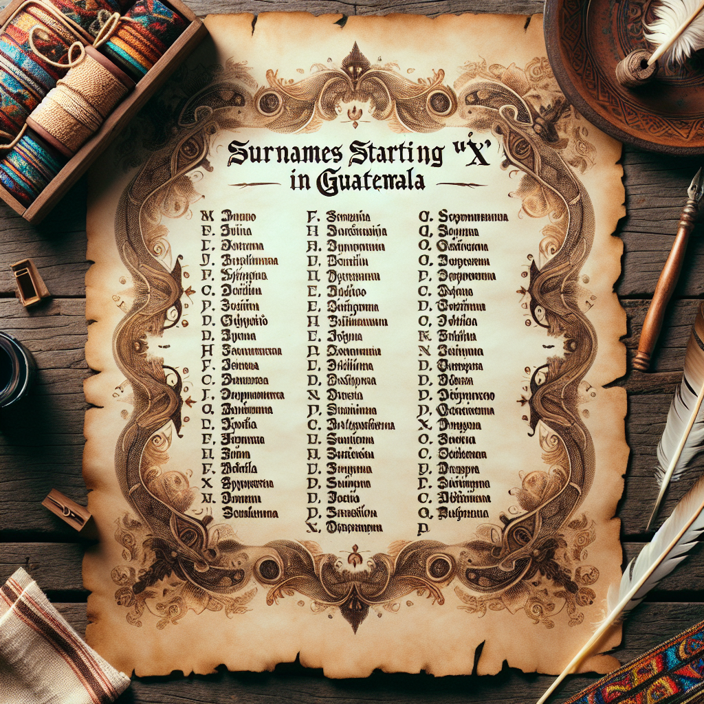 ℹ Guía Definitiva de Apellidos con X en Guatemala: Descubre su Origen y ...