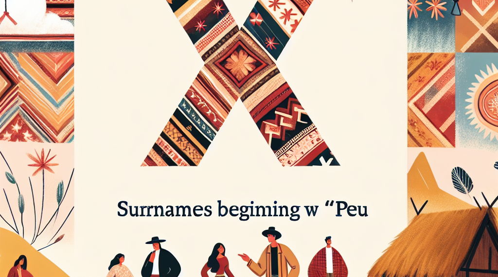 ℹ Descubre los Apellidos con X más Populares en Perú: Guía Completa