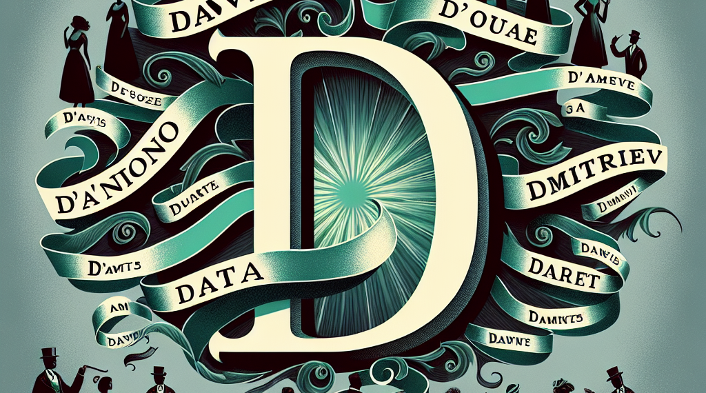 ℹ Descubre la lista definitiva de apellidos con la letra D: Orígenes ...