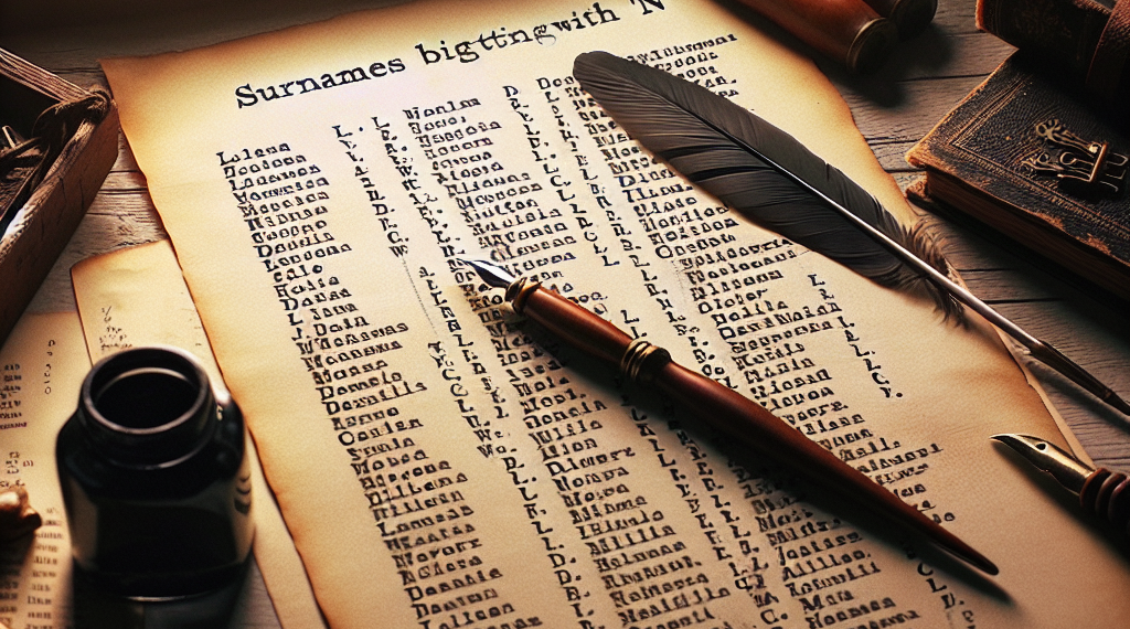 ℹ Descubre Los Apellidos más Populares y Únicos con la Letra N: Guía ...