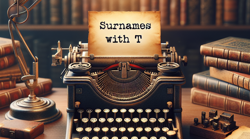 ℹ Guía Definitiva de Apellidos con T: Origen, Historia y Significado